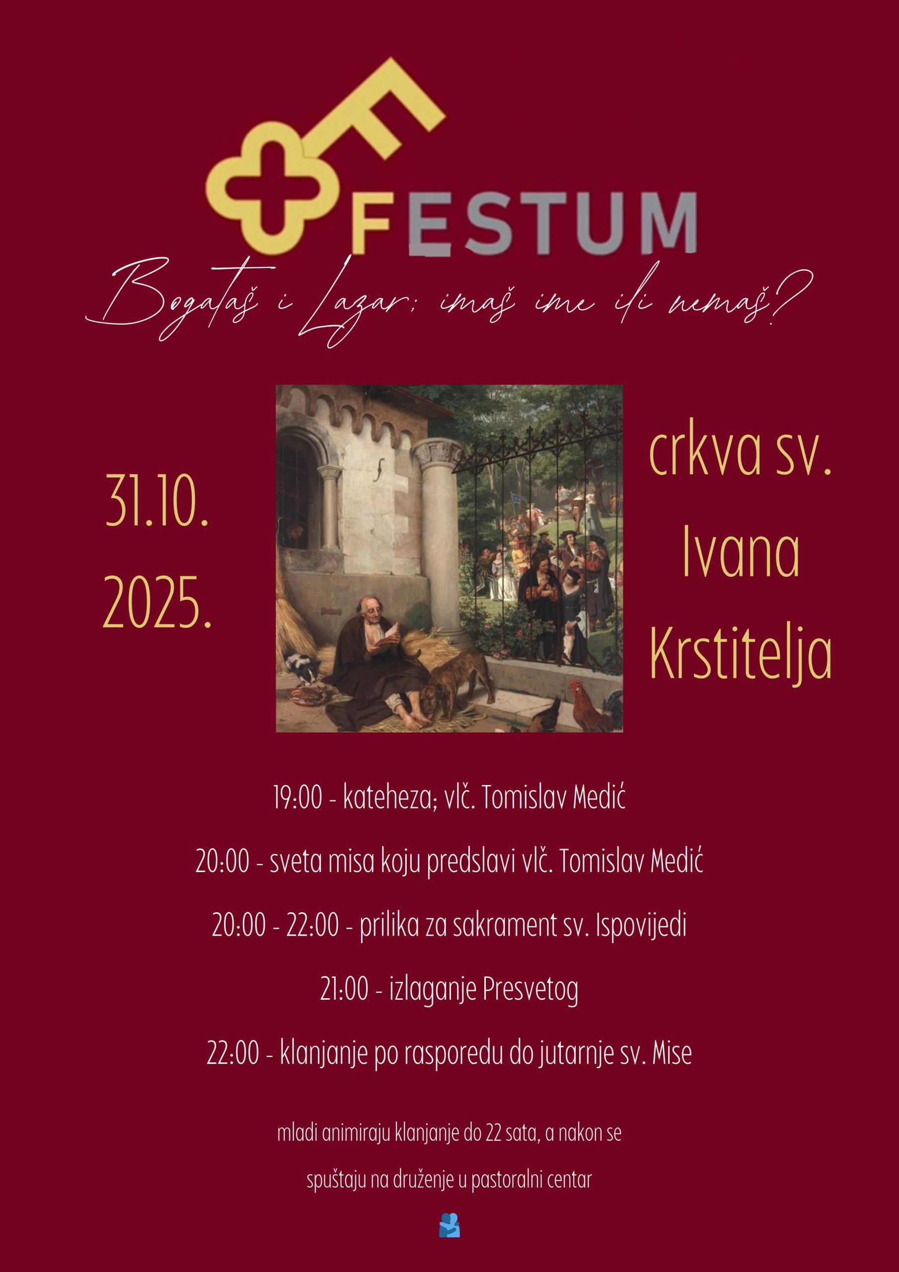 Festum : “Bogataš i Lazar; imaš ime ili nemaš?” – Župa sv. Petra ...